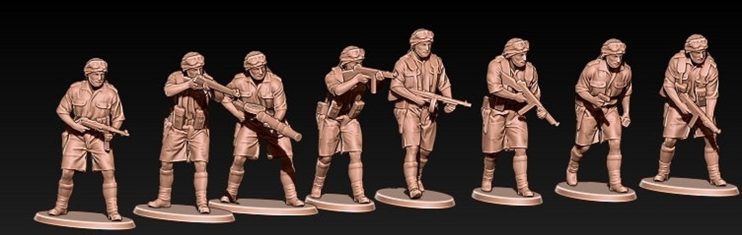 WW2 Sas Infantry 1:72 & 28mm - Etsy