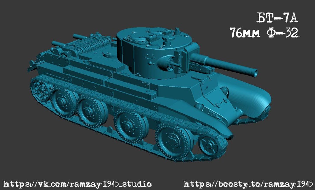 Ww2 Tank BT New Variants 15mm & 1:72 Scale - Etsy
