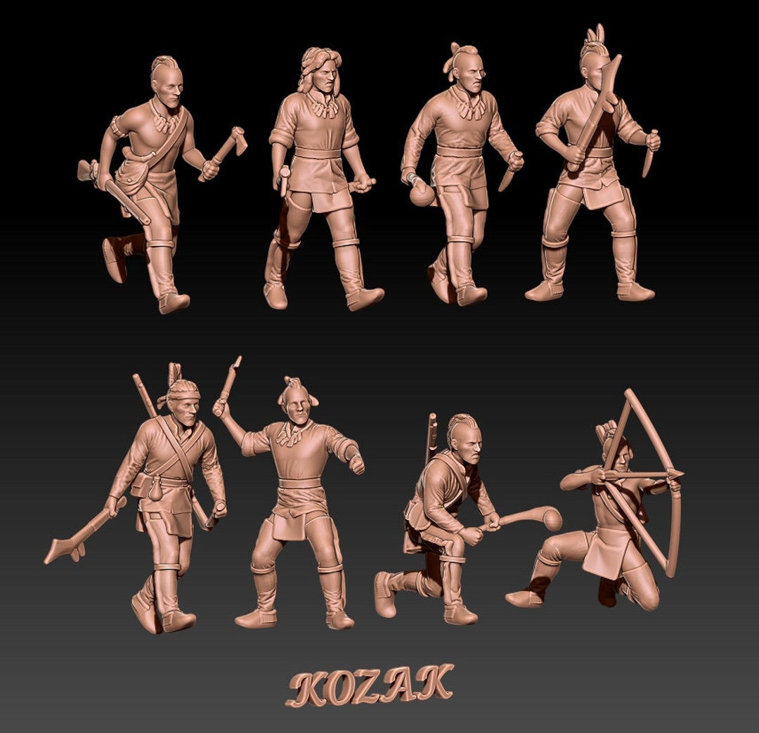 Napoleonic Indian Melee Fighters Set 1 1:72 & 28mm - Etsy