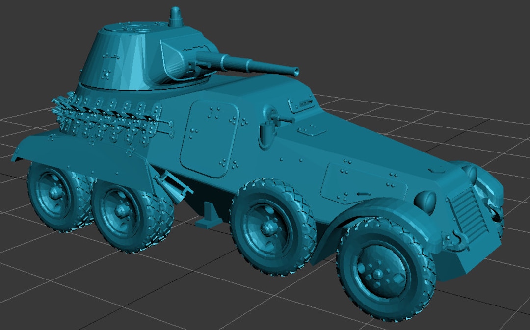 Ww2 Tank BA11 15mm & 1:72 Scale - Etsy