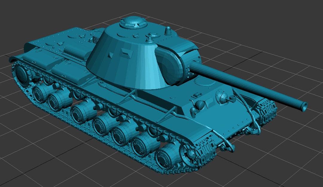 Ww2 Tank Kv-3 15mm & 1:72 Scale - Etsy