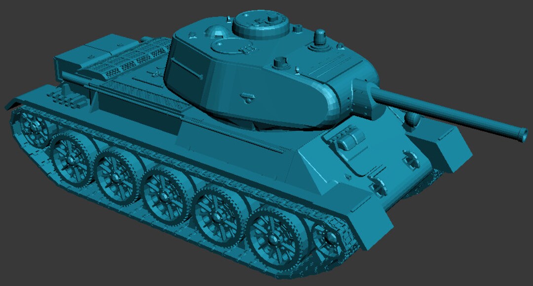 WW2 Tank T-43 15mm & 1:72 Scale - Etsy