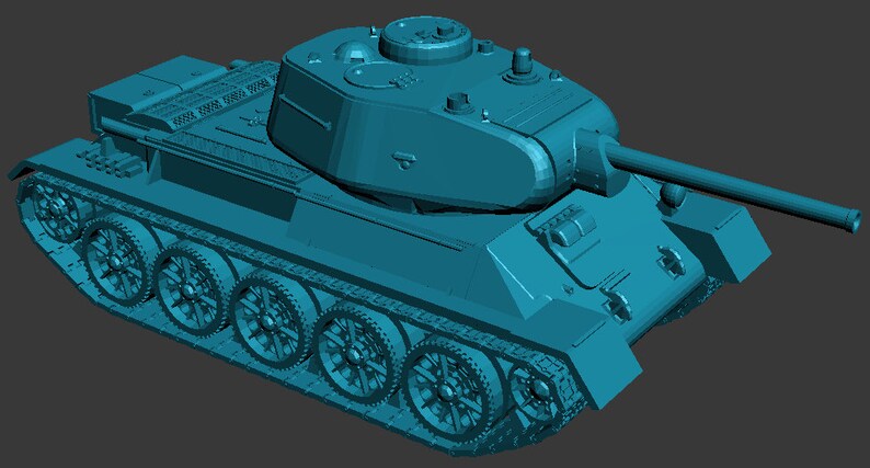 WW2 Tank T-43 15mm & 1:72 Scale - Etsy