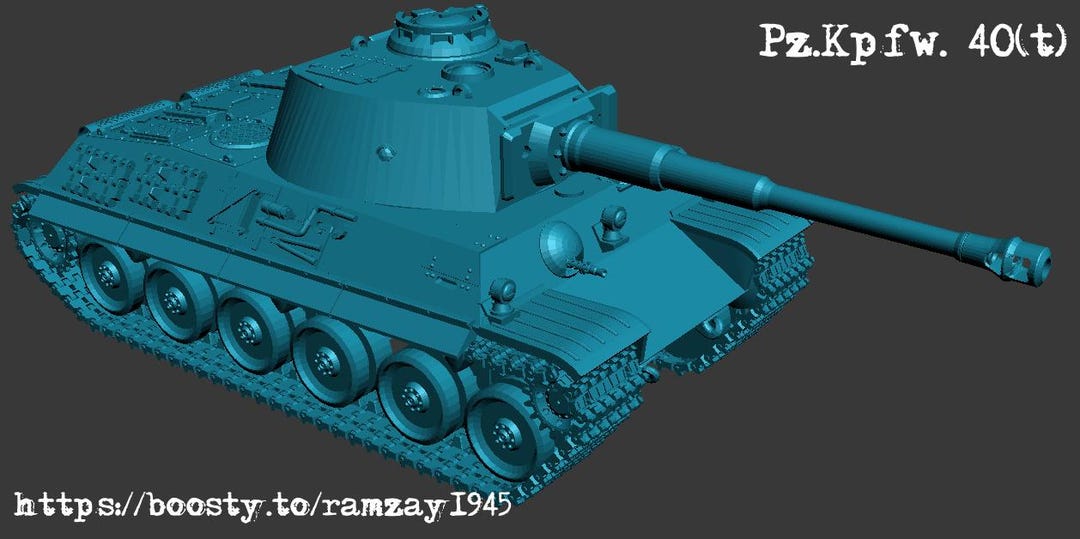 Ww2 Tank Tvp Vtu German Front Fictional 15mm & 1:72 Scale - Etsy