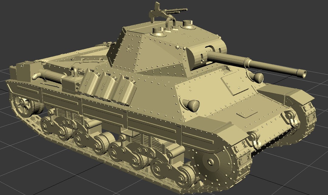 Ww2 Tank P26 15mm & 1:72 Scale - Etsy