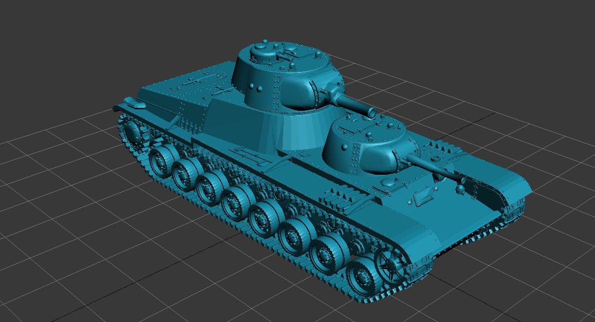 WW2 Tank T100 L10 15mm & 1:72 Scale - Etsy