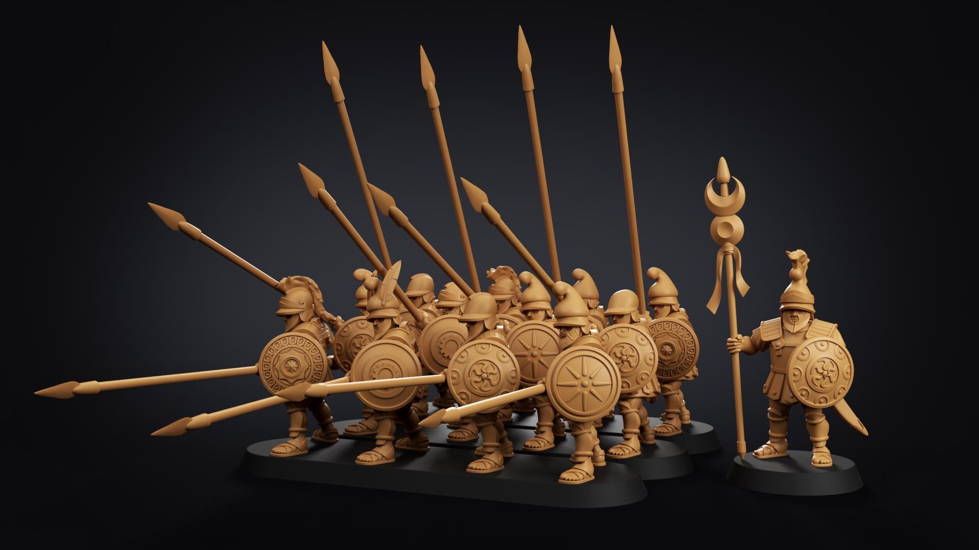 Macedonian Phalanx 13xmodels Pack 28mm Set - Etsy