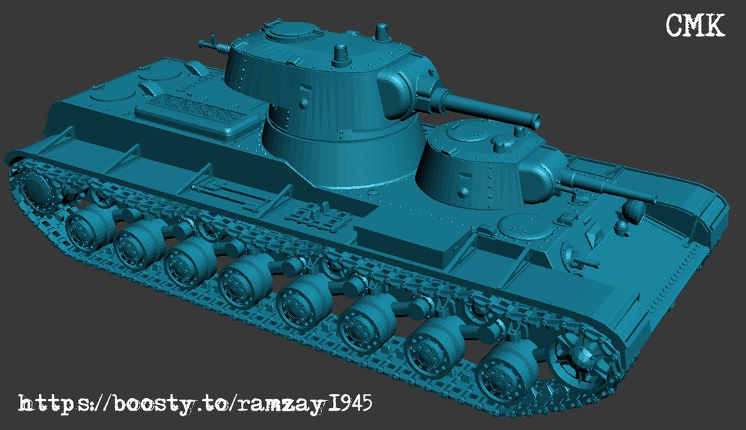 Ww2 Tank SMK 15mm & 1:72 Scale - Etsy