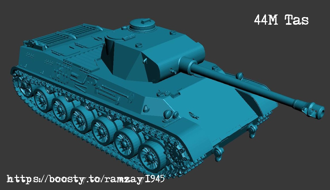 Ww2 Hungary Tank 44m Tas 1:72 Scale - Etsy