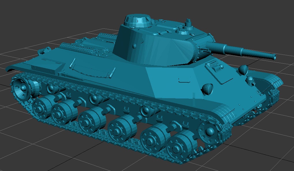 Ww2 Tank T-50 15mm & 1:72 Scale - Etsy