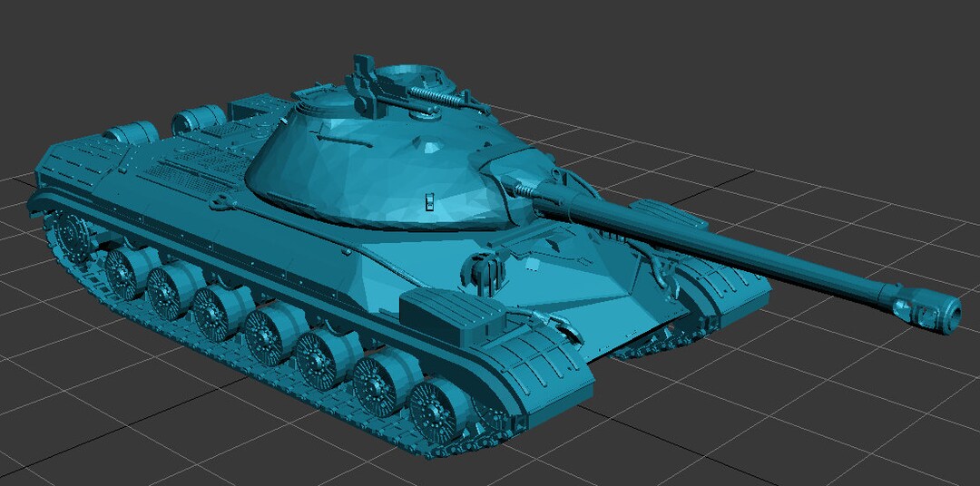 Cold War Tank T10 15mm & 1:72 Scale - Etsy