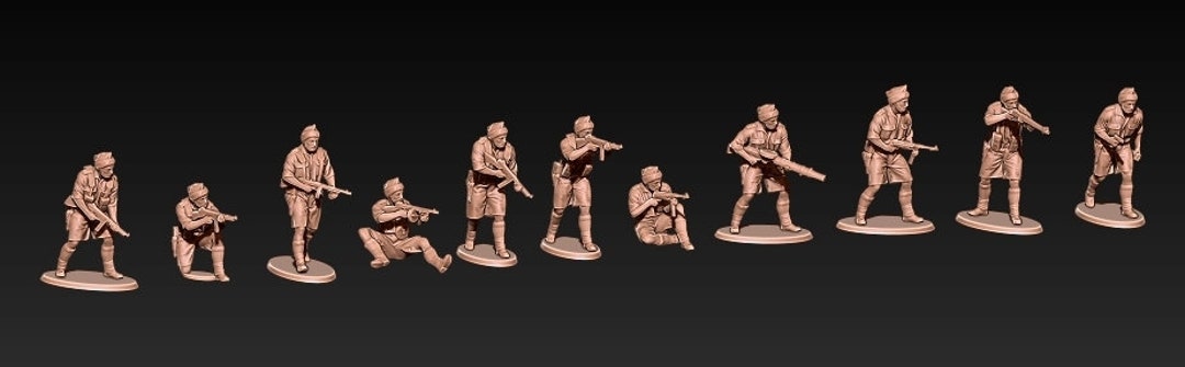 WW2 Sas Wool Hat 1:72 & 28mm - Etsy