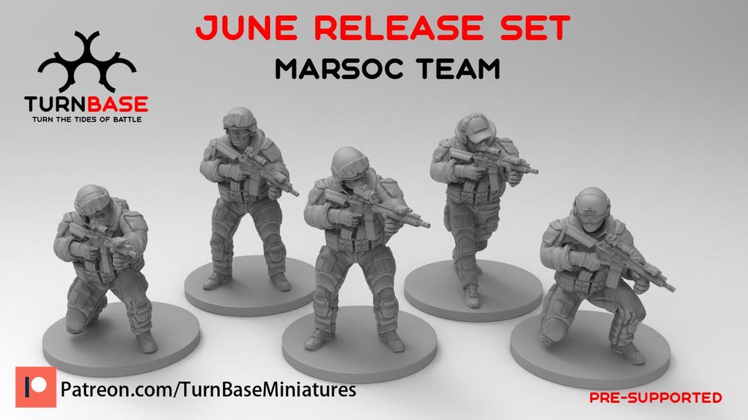 Modern Wargames Marsoc Squad 28mm - Etsy