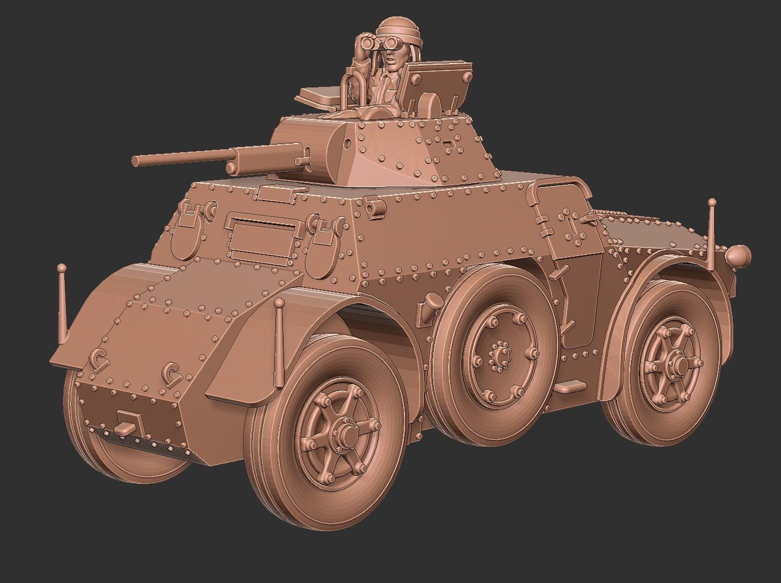 WW2 Italy Military Vechile Ab40 28mm - Etsy