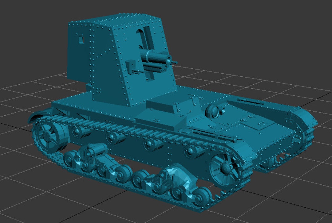 Ww2 Tank Su26 15mm & 1:72 Scale - Etsy