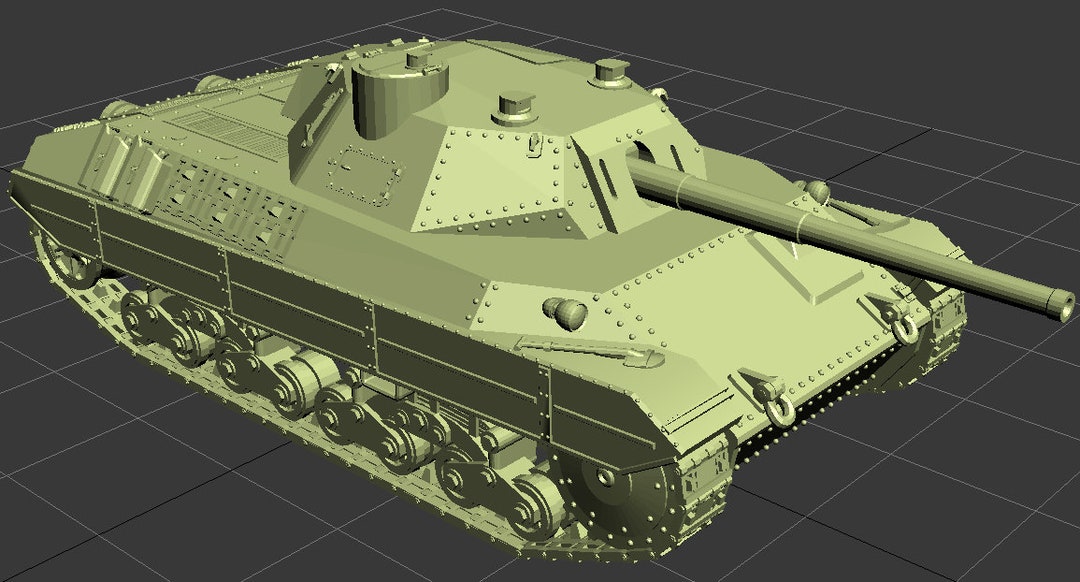 Ww2 Tank P43bis 15mm & 1:72 Scale - Etsy