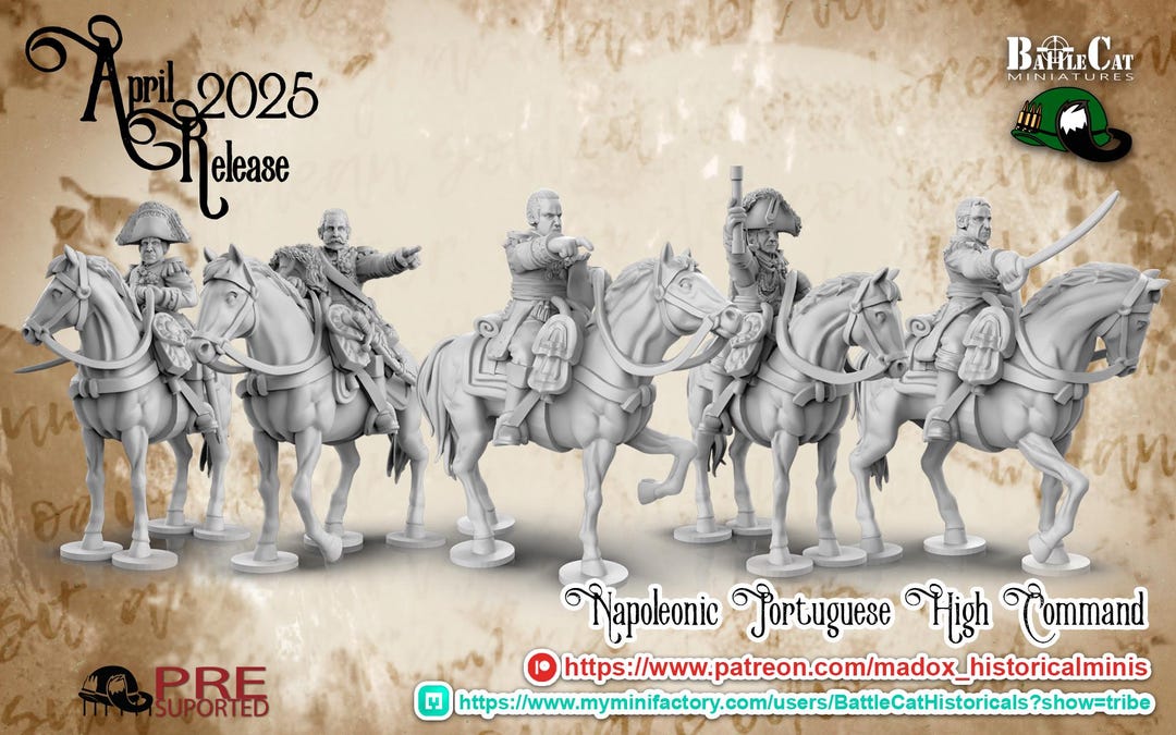 Napoleonic 1812 Portugal High Command 1:72 & 28mm - Etsy