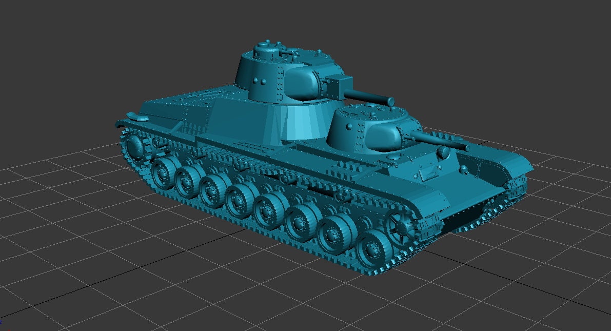 Ww2 Tank T100 L11 15mm & 1:72 Scale - Etsy