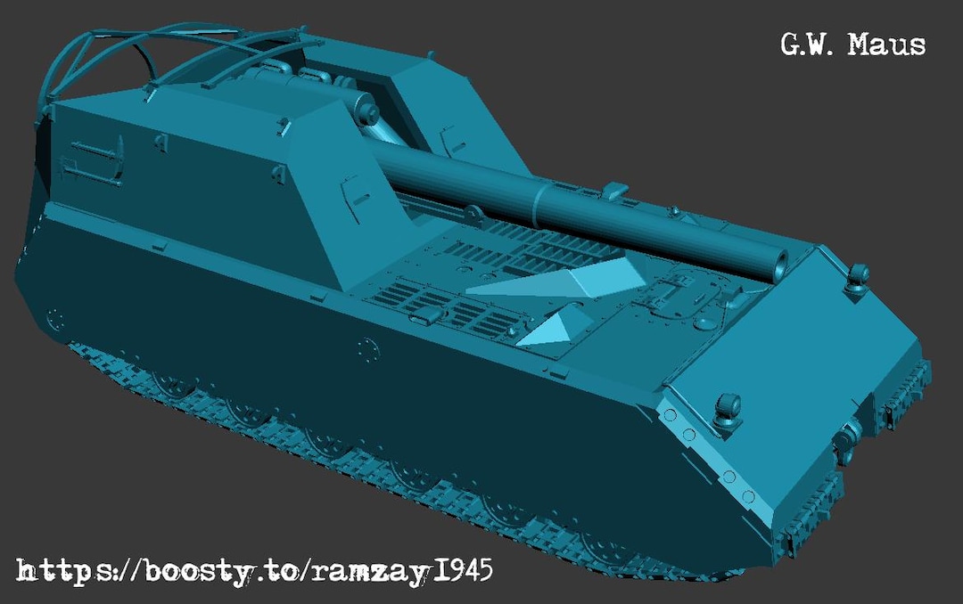 Ww2 GW Maus 15mm & 1:72 Scale - Etsy