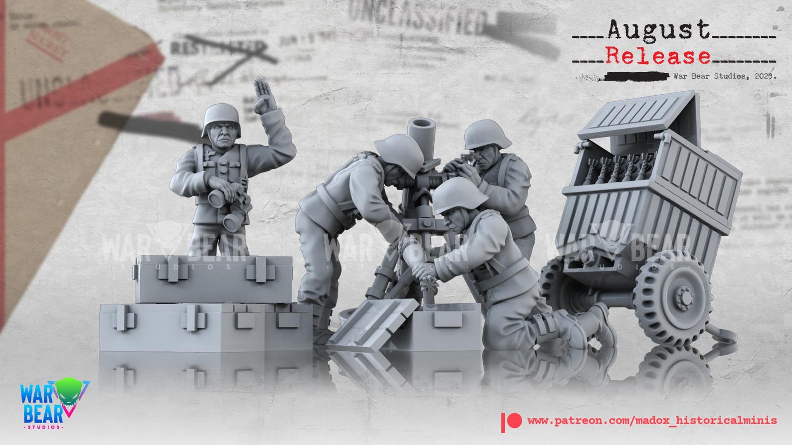 WW2 German Heavy Mortar Team A,B,C 1:72 & 28mm - Etsy