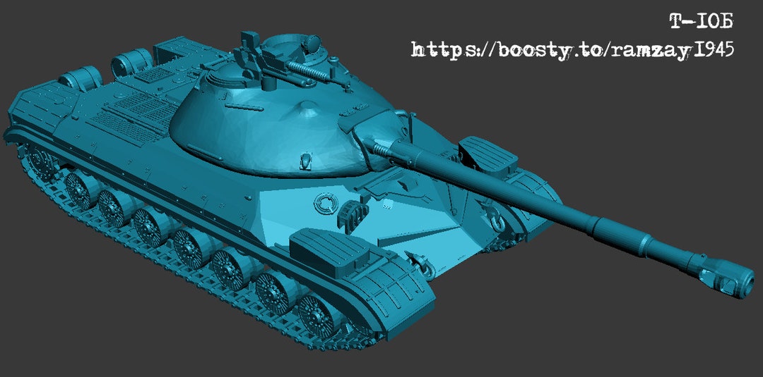 Ww2 Tank T-10b Early 15mm & 1:72 Scale - Etsy