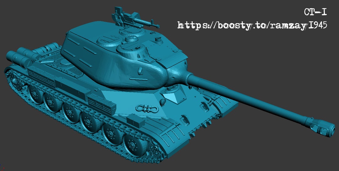 Ww2 Tank ST-I 15mm & 1:72 Scale - Etsy