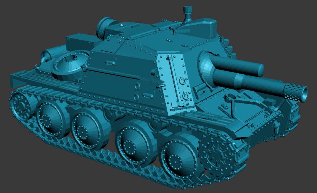 Ww2 Tank Sav M43 15mm & 1:72 Scale - Etsy