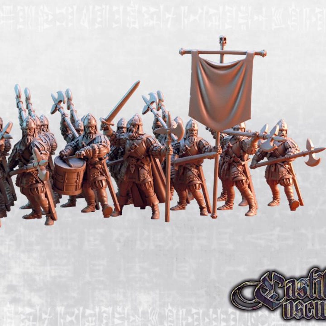 Medievel Reinhardt Infantery With Halberds 1.72 28mm 32mm - Etsy