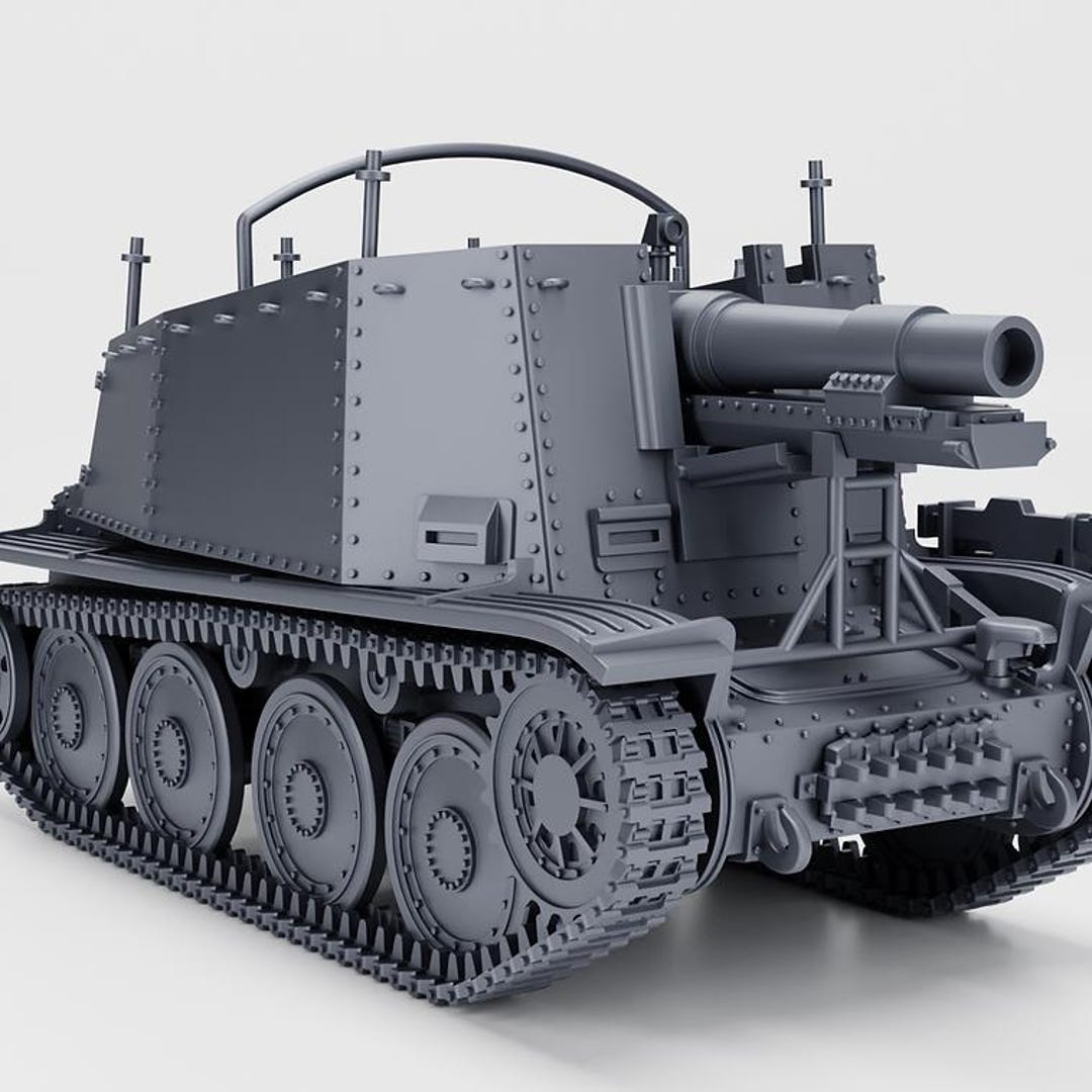 Ww2 German Tank Sig 33 Auf Panzer 38(t) Ausf.h Grille - Etsy