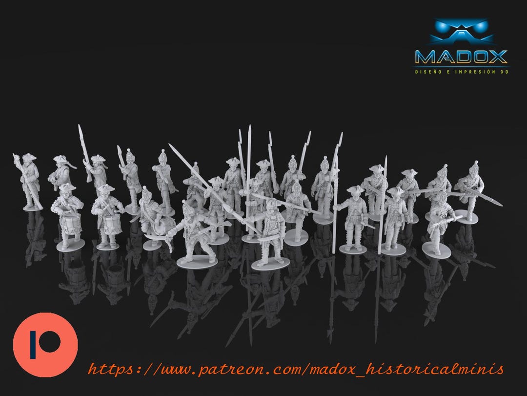 SYW Saxon Infantery 12 Models per Pack 1:72 & 28mm - Etsy