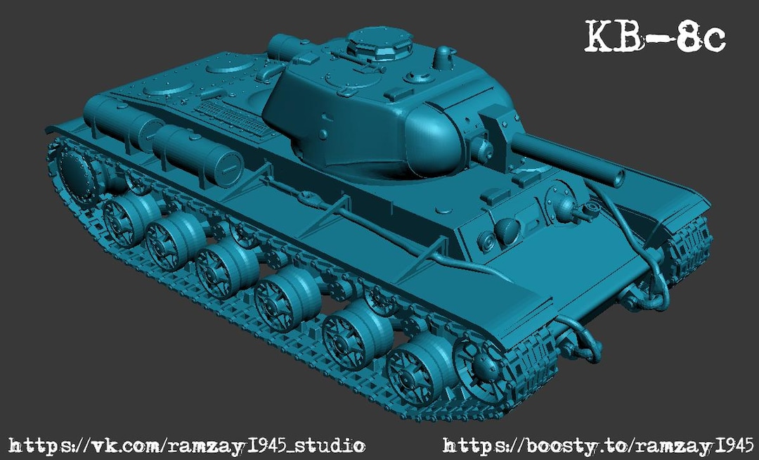Ww2 Tank Kv-1 and Other Variants 15mm & 1:72 Scale - Etsy