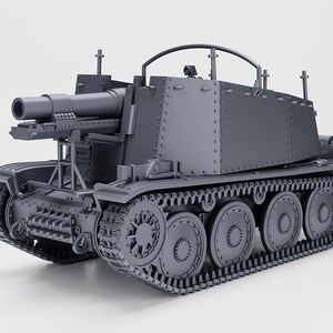 Ww2 German Tank Sig 33 Auf Panzer 38(t) Ausf.h Grille - Etsy