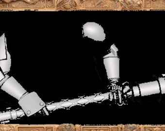 Sci Fi Gothic Two Handed Power Sword H Upgrade Pack for - Etsy
