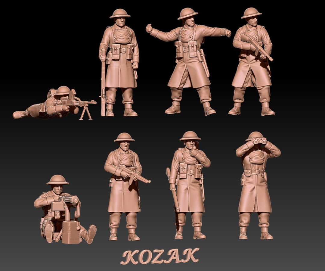 WW2 BEF Winter Uniform Set 2 1:72 & 28mm - Etsy