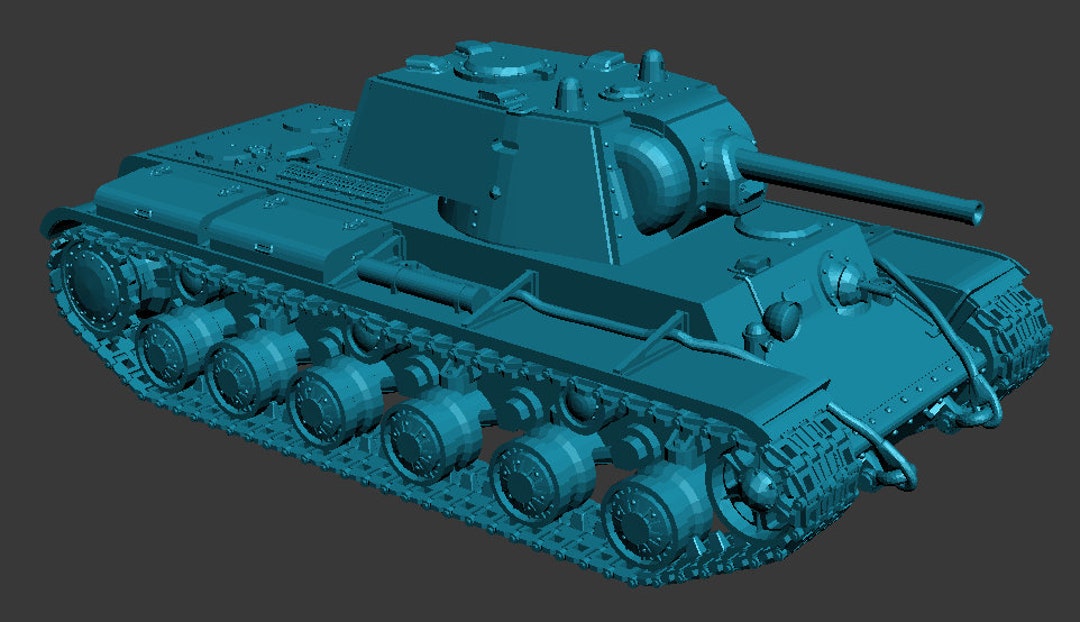 Ww2 Tank KV-1 LKZ 15mm & 1:72 Scale - Etsy