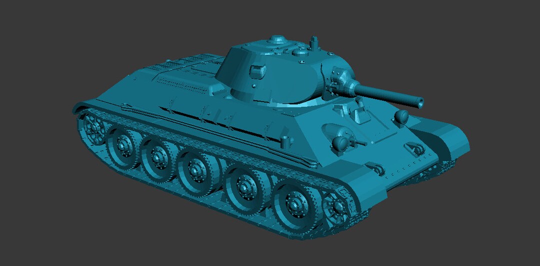 Ww2 Tank T-34-76 Mod1940 L11 15mm & 1:72 Scale - Etsy