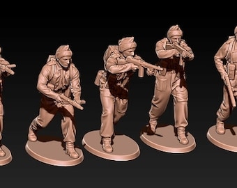 WW2 Commandos in Wool Hats Set 1 1:72 & 28mm - Etsy