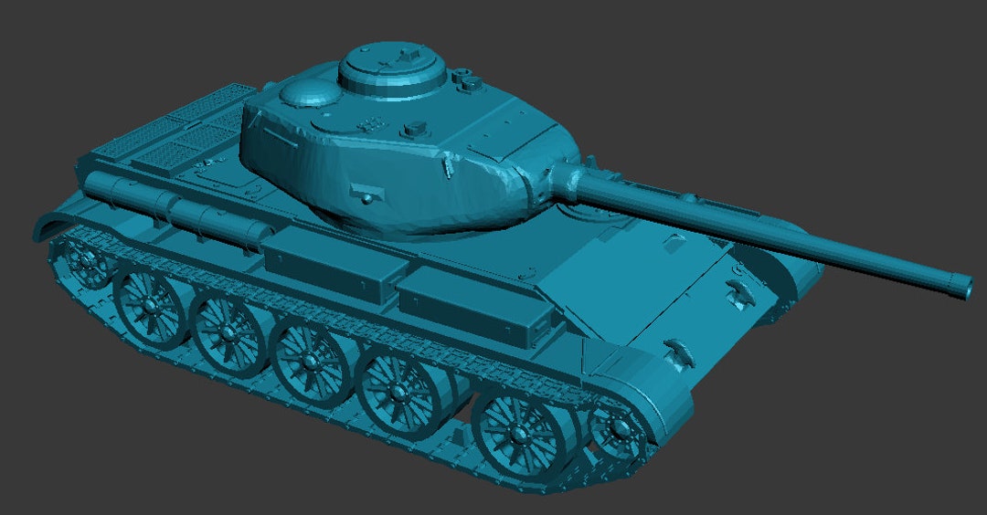 WW2 Tank T-44 15mm & 1:72 Scale - Etsy