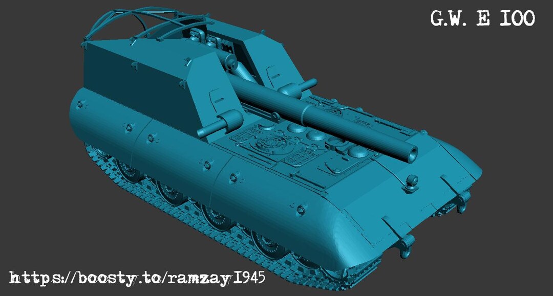 Ww2 GW E100 15mm & 1:72 Scale - Etsy