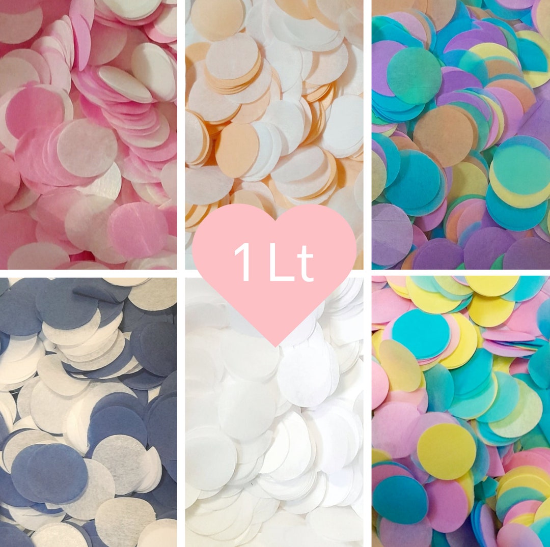 1 Litre Biodegradable Wedding Confetti Eco-friendly Tissue Paper ...