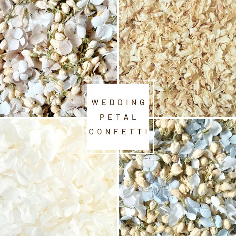 Biodegradable Dried Flower Petal Wedding Confetti - Bulk - Etsy Australia