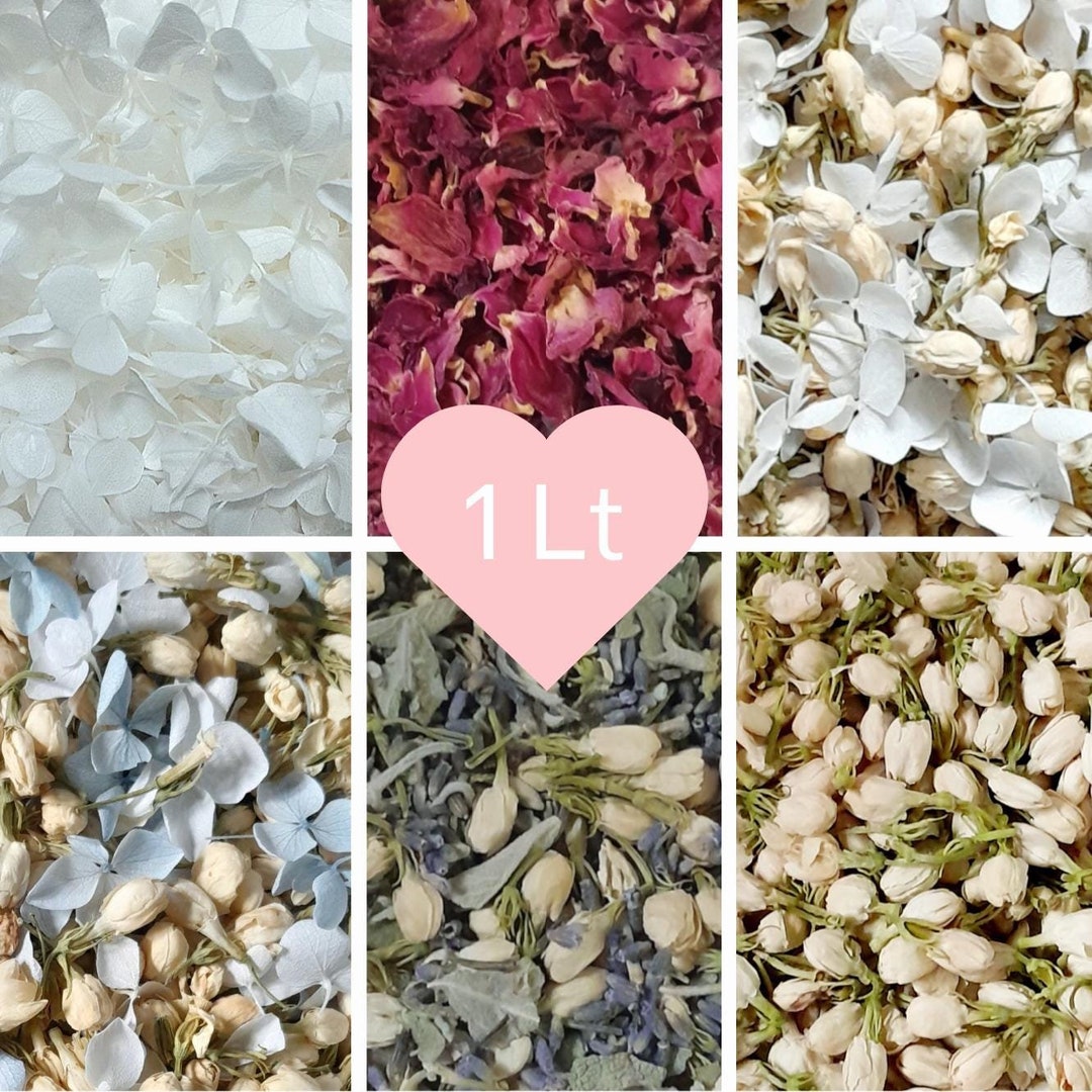 1 Litre Dried Flower Petals Confetti Eco-friendly Biodegradable Wedding ...