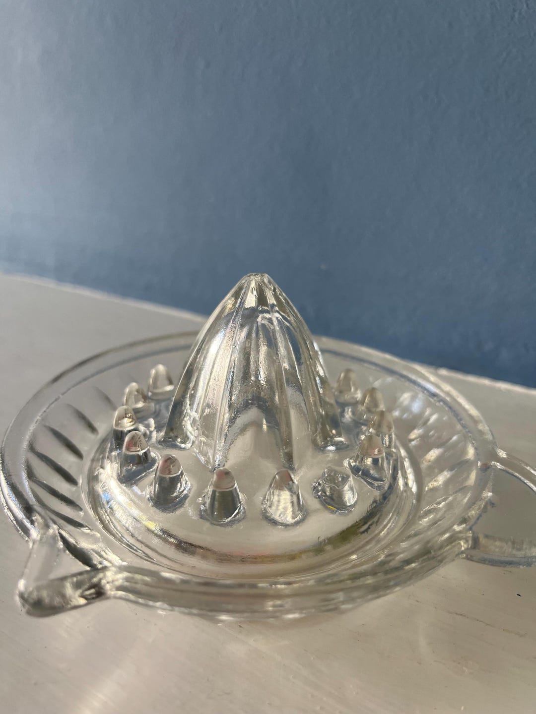 Vintage Glass Lemon Squeezer: Retro 70s Barware - Etsy