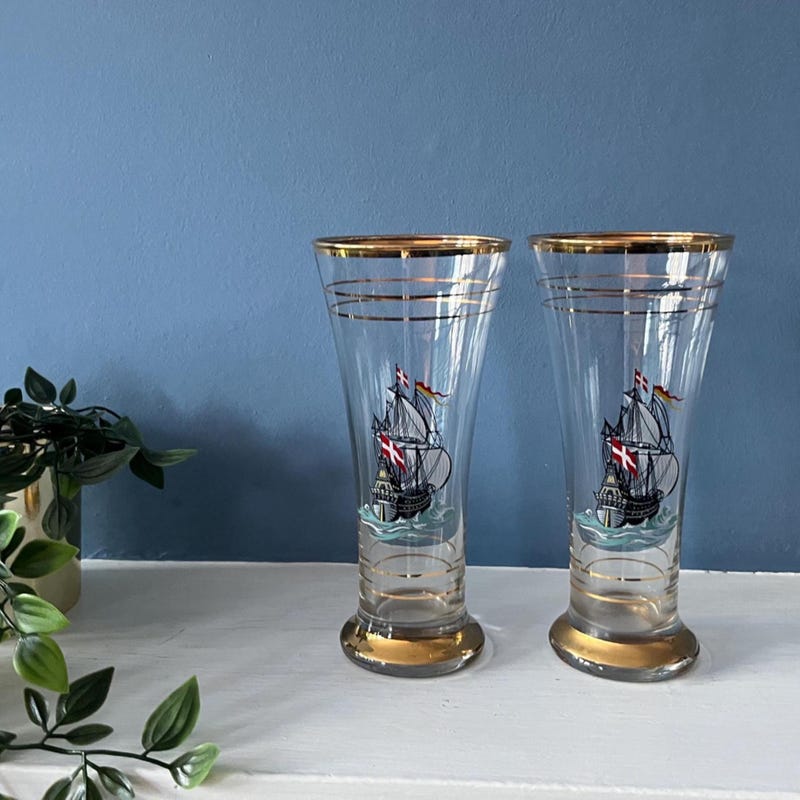 Large Drinking Glass - Etsy UK