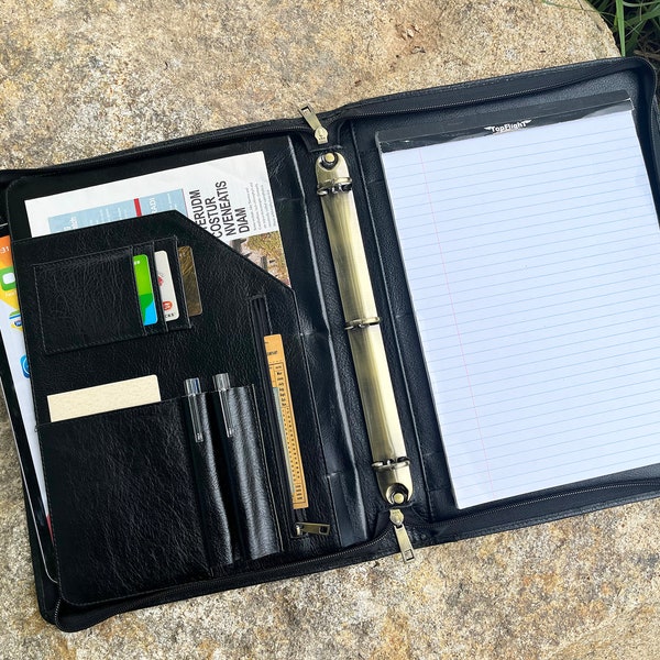 Leather Resume Folder - Etsy