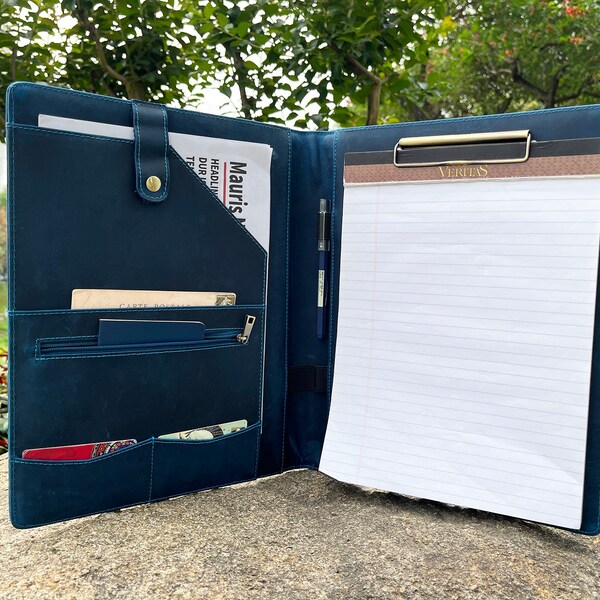 Custom Blue Portfolio - Etsy