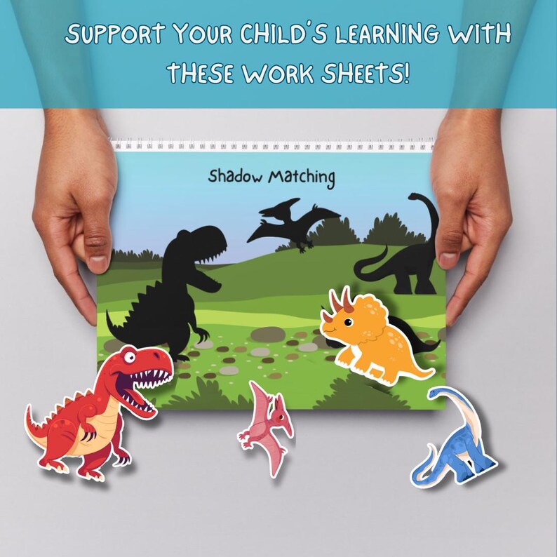 Dinosaur Busy Book for Preschoolers Printable Activity Pack Homeschool ...