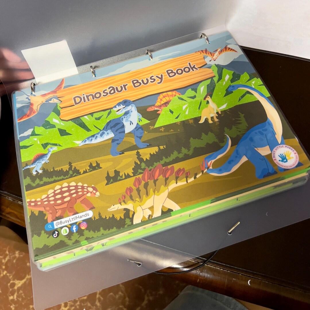 Dinosaur Busy Book for Preschoolers Printable Activity Pack Homeschool ...