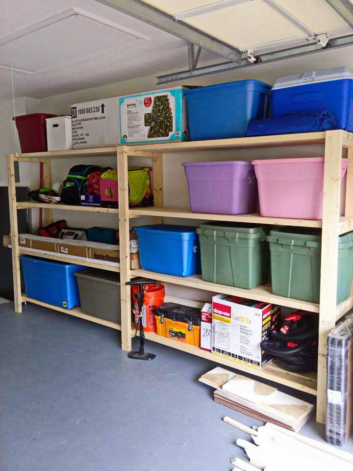 Garage Shelves Plan Easy To Build Etsy