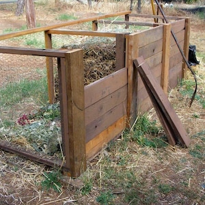 DIY Compost Bin Plans: Step-by-step Guide (PDF Download) - Etsy